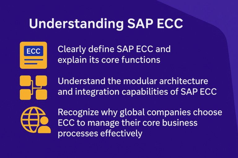Understanding SAP ERP Central Component (ECC) - Isaac Manuel