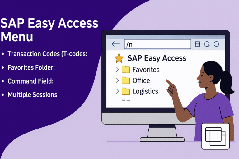 Demonstration: Mastering the SAP Easy Access Menu: Navigation and Productivity Tools - Isaac ...