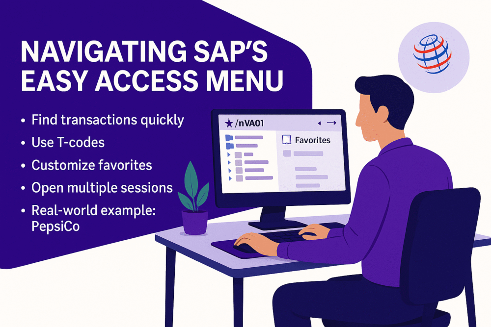 Demonstration: Mastering the SAP Easy Access Menu: Navigation and ...