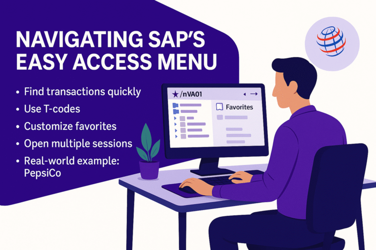 Demonstration: Mastering the SAP Easy Access Menu: Navigation and Productivity Tools - Isaac ...