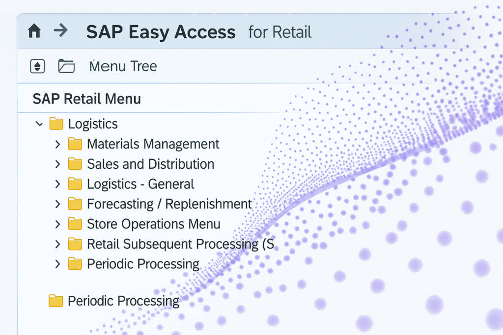 Demonstration: First Look at the SAP Easy Access for Retail - Isaac ...