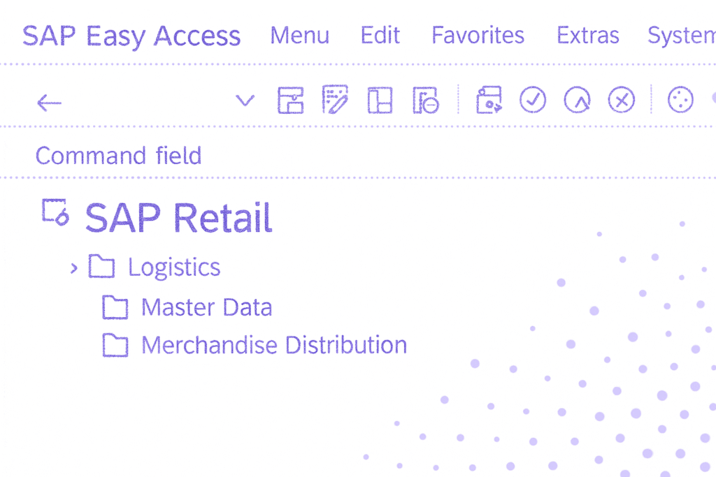 Demonstration: First Look at the SAP Easy Access for Retail - Isaac ...