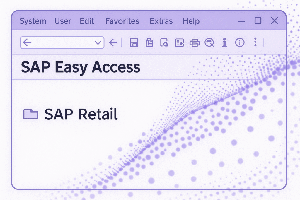 Demonstration: First Look at the SAP Easy Access for Retail - Isaac ...