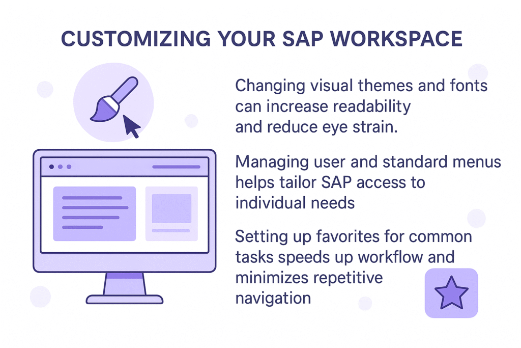 Demonstration: Personalizing SAP: Change Theme, User Menu, and adding ...