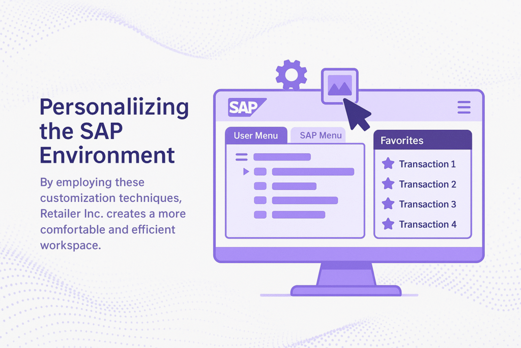 Demonstration: Personalizing SAP: Change Theme, User Menu, and adding ...