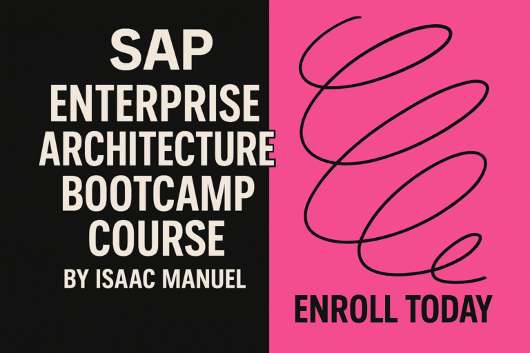 How to Learn SAP Enterprise Architecture (SAP EA) From Scratch in 2025 ...